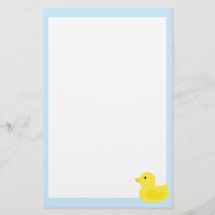 Yellow Duck Stationery | Zazzle.com
