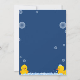Yellow Ducky Birthday Invitation | Zazzle