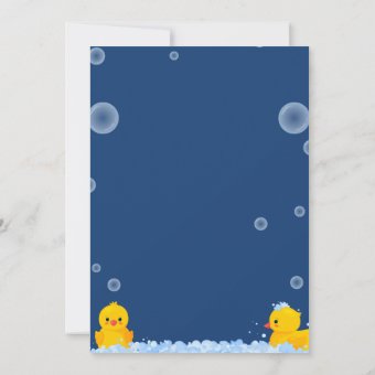 Yellow Ducky Birthday Invitation | Zazzle
