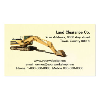 Excavation Business Cards & Templates | Zazzle