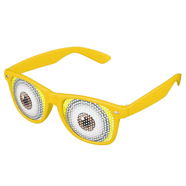 Yellow Eyes Cartoon Goggle Party Costume Glasses | Zazzle