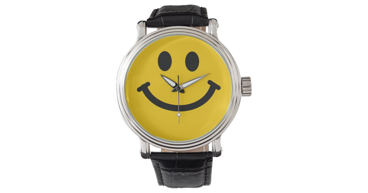 Yellow Face Watch | Zazzle