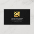 Yellow Flashlight Black Night Grunge Electrician Business Card | Zazzle
