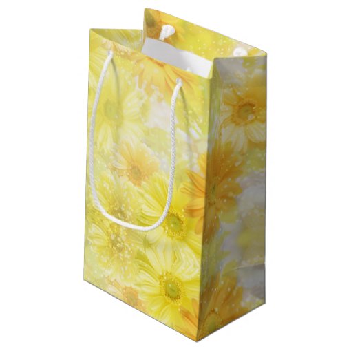 Yellow Flowers Gift Bag | Zazzle