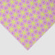 Yellow flowers on pink cvpa2 tissue paper | Zazzle