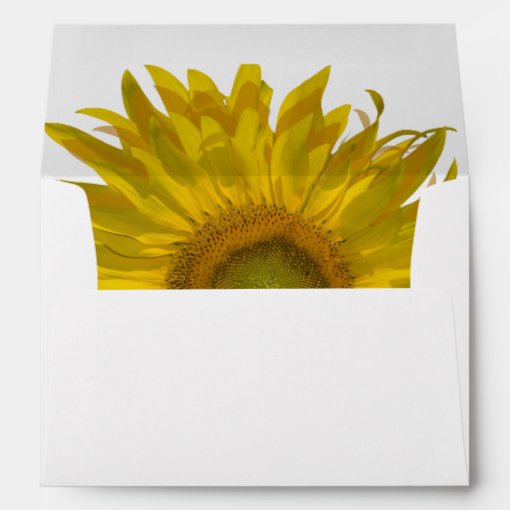 Yellow Garden Sunflower Envelope | Zazzle