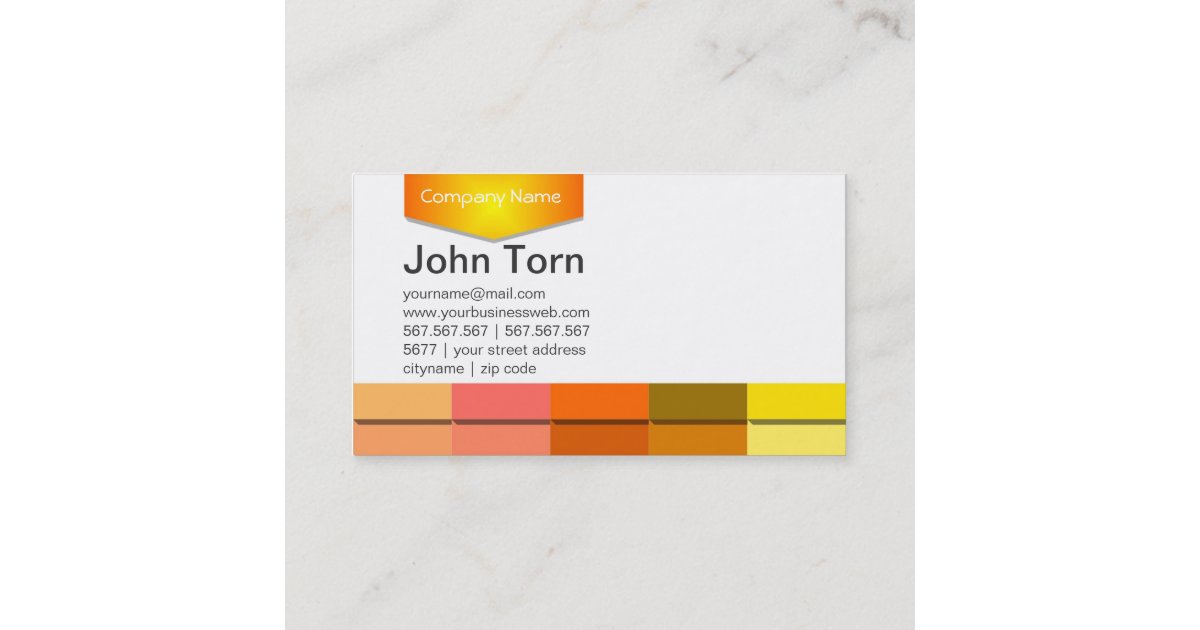 Yellow Gems Business Card | Zazzle