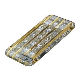 Yellow Gold and Diamond Art iPhone 6 case | Zazzle