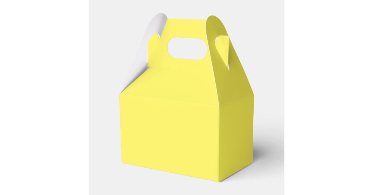 Yellow, Golden Fizz Favor Box | Zazzle