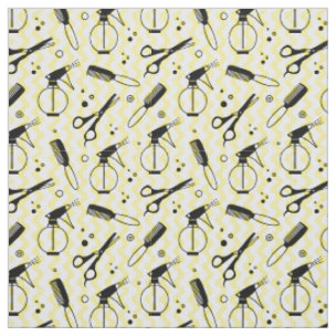 Hair Care Pattern Fabric | Zazzle.com