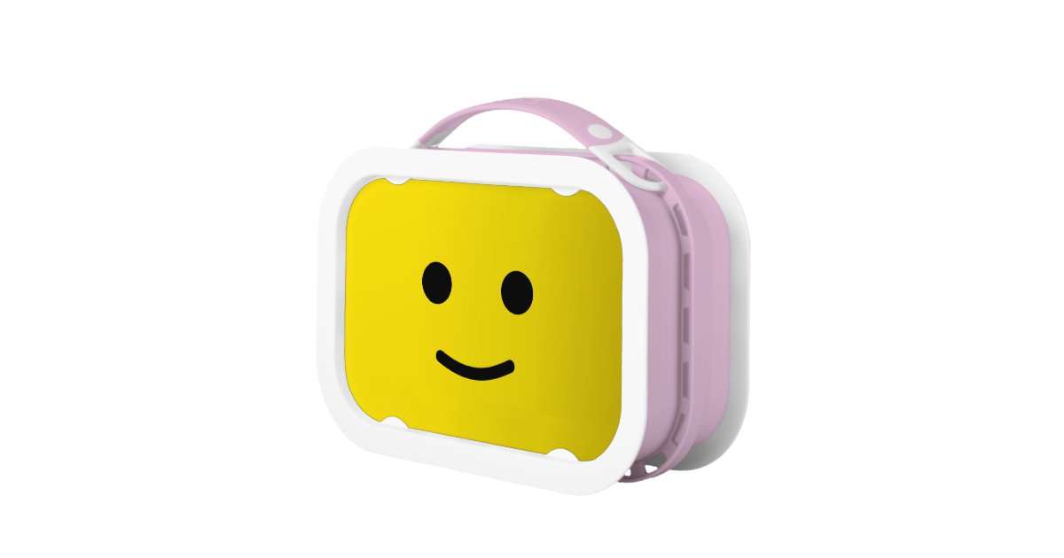 Yellow Happy Face Lunch Box | Zazzle