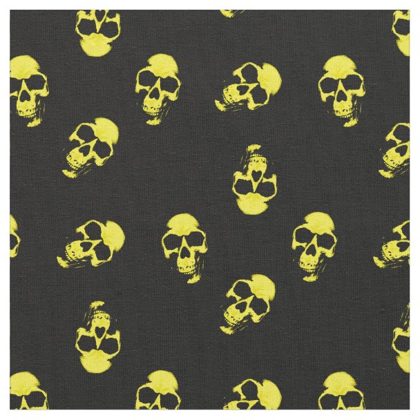 SKULLS! FABRIC | Zazzle.com