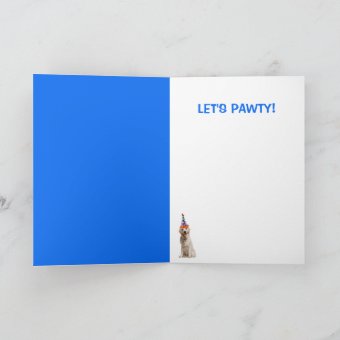 Yellow Lab Dog And Birthday Cake Card | Zazzle