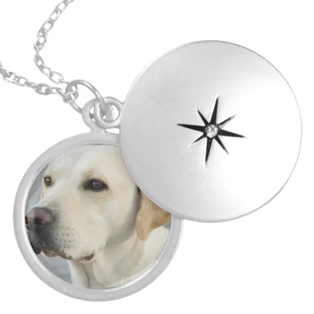 Yellow Lab Locket | Zazzle