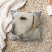 Yellow Lab Pillow | Zazzle