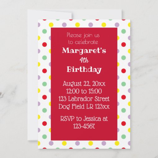 Yellow Labrador and Black Labrador Birthday Party Invitation | Zazzle