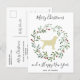 Yellow Labrador Merry Christmas Labrador Retriever Holiday Postcard ...