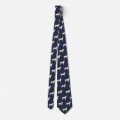 Yellow Labrador Retriever Silhouettes Pattern Neck Tie | Zazzle