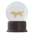 Yellow Labrador Retriever Snow Globe | Zazzle