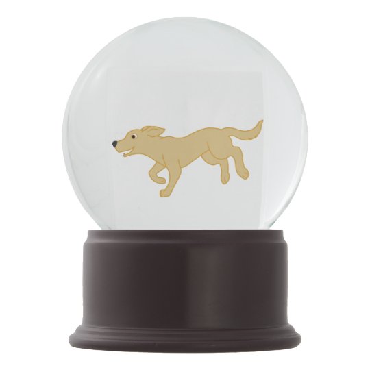 Yellow Labrador Retriever Snow Globe | Zazzle.com
