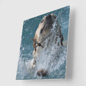 Yellow Labrador Retriever Water Dog Square Wall Clock | Zazzle