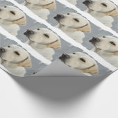 Yellow Labrador Retriever Wrapping Paper | Zazzle