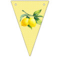Yellow Lemon Bunting Flags | Zazzle