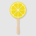 Yellow Lemon Slice Fun Summer Party Hand Fans | Zazzle