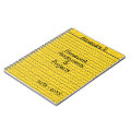 Yellow Lined School Paper Homework Assignments Notebook | Zazzle