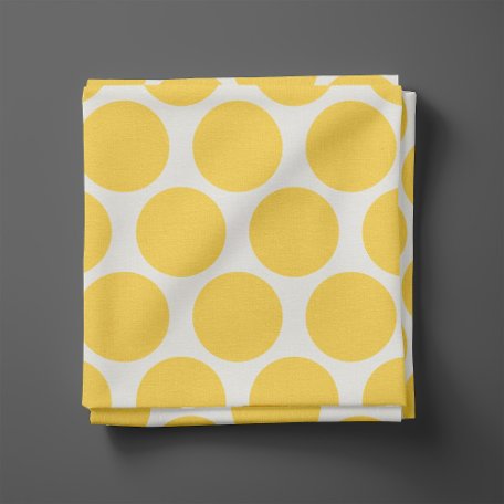 Hunter Green Mod Dots Fabric | Zazzle
