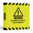 MSDS Binder Cover Yellow | Zazzle.com
