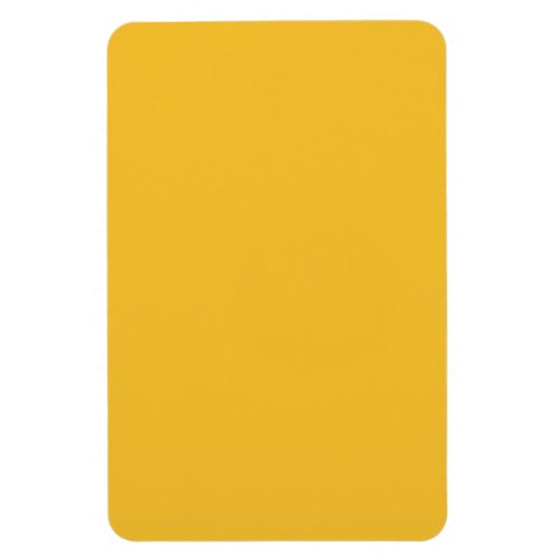Yellow mustard rectangle magnets | Zazzle