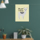 Yellow No Prob-Llama Wall Art Cute llama | Zazzle