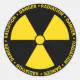 Yellow Radiation Symbol Sticker | Zazzle