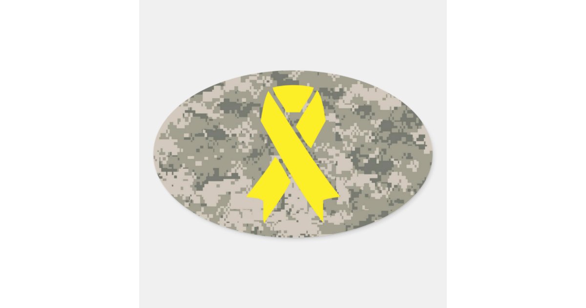 Yellow Ribbon Sticker | Zazzle