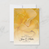 Yellow Rose Flower Share a Memory Funeral Note Card | Zazzle