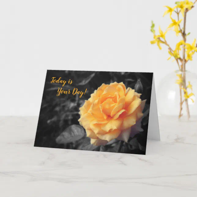 Yellow Rose Wedding Blessing Congratulations Card | Zazzle