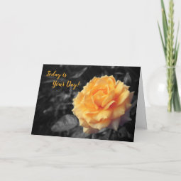 Yellow Rose Wedding Blessing Congratulations Card | Zazzle