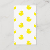Yellow Rubber Duck Books for baby Ticket Enclosure Card | Zazzle