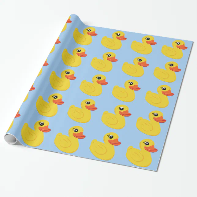 Yellow Rubber Duck Wrapping Paper | Zazzle
