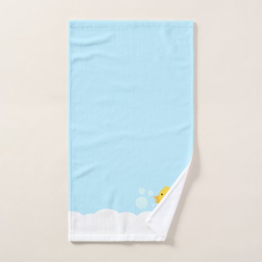 Yellow Rubber Ducky Bath Towel Set Zazzle