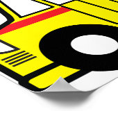 Yellow School Bus Poster | Zazzle