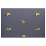 School Bus Yellow Solid Color Fabric | Zazzle
