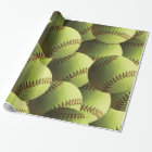 Baseball Stitch Wrapping Paper | Zazzle.com