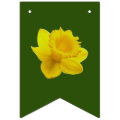 Yellow Spring Daffodil - Wedding Bunting Flags | Zazzle