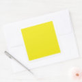 Yellow Square Sticker | Zazzle