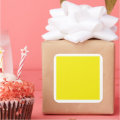 Yellow Square Sticker | Zazzle