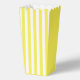 Yellow Stripes Popcorn Favor Box | Zazzle