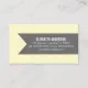 Yellow Stripes Social Calling Cards | Zazzle