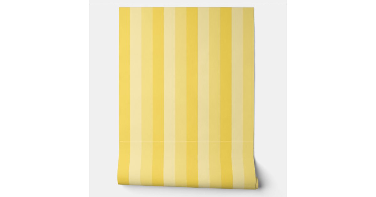 Yellow Stripes Wallpaper | Zazzle